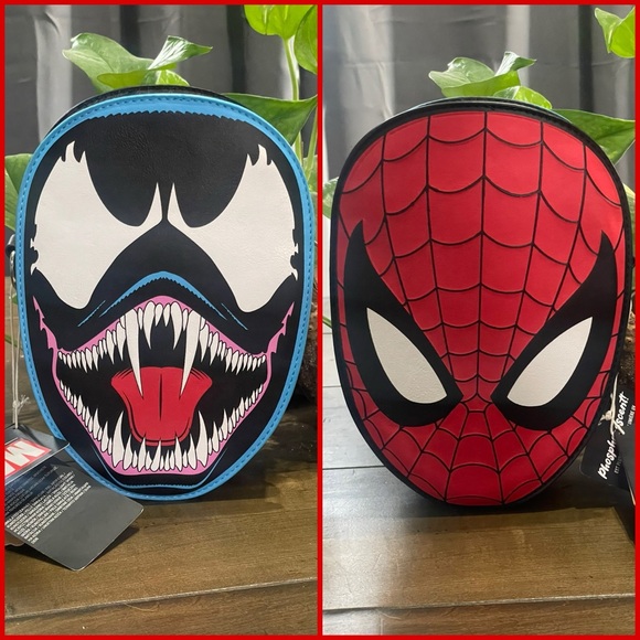 Marvel | Bags | Loungefly Double Sided Spiderman Venom Crossbody | Poshmark
